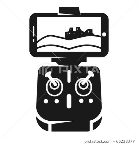 Drone control icon, simple style - Stock Illustration [66228377] - PIXTA