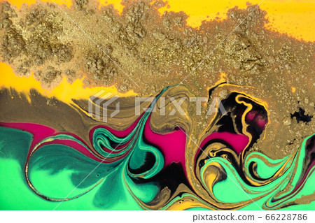Colorful bright abstract ink pattern with... - Stock Illustration ...