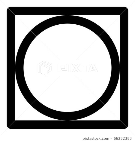 Tumble dry normal icon, outline style - Stock Illustration [66232393 ...
