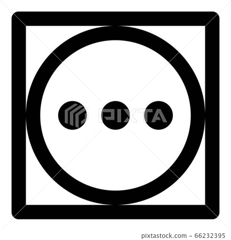 Tumble dry high temp icon, outline style - Stock Illustration [66232395 ...