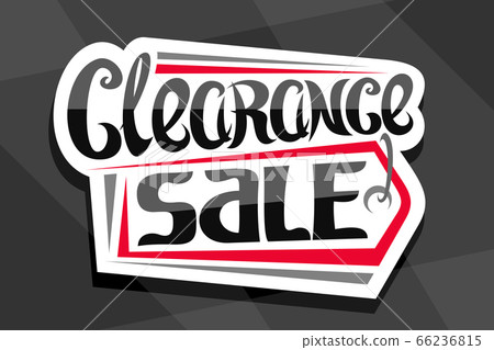 Vector logo for Clearance Sale - Stock Illustration [66236815] - PIXTA