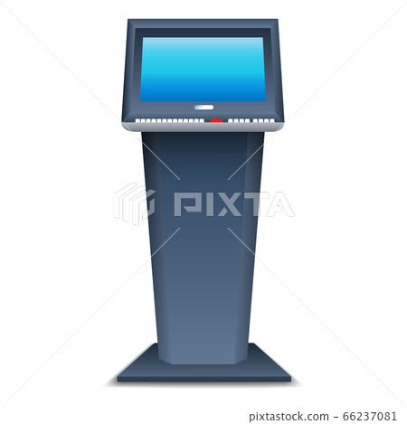 Screen stand icon, realistic style - Stock Illustration [66237081] - PIXTA