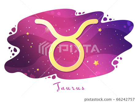 Sign of the zodiac of Taurus, vector illustration - Stock Illustration ...