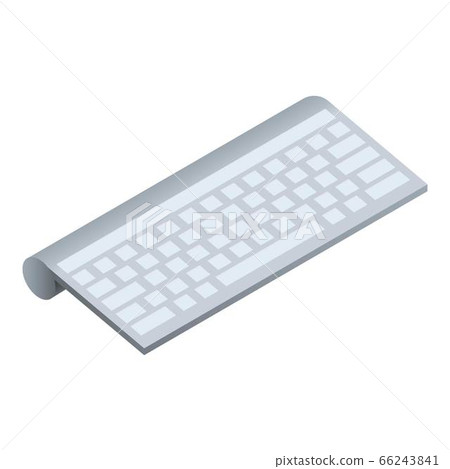 Pc keyboard icon, isometric style - Stock Illustration [66243841] - PIXTA