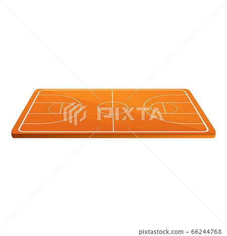 Basketball arena icon, cartoon style - Stock Illustration [66244768 ...