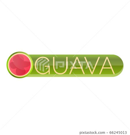 Cutted guava logo, cartoon style - Stock Illustration [66245013] - PIXTA