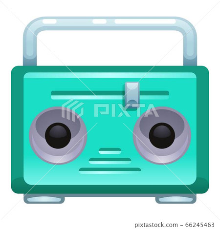 Green radio icon, cartoon style - Stock Illustration [66245463] - PIXTA