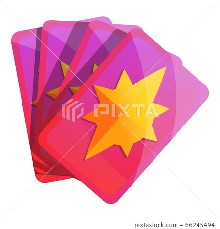 Magic cards icon, cartoon style - Stock Illustration [66245494] - PIXTA