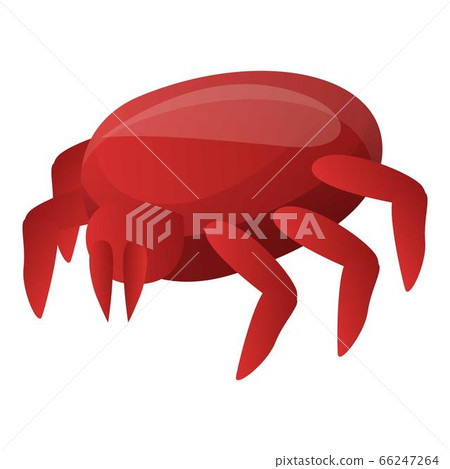 Red mite icon, cartoon style - Stock Illustration [66247264] - PIXTA
