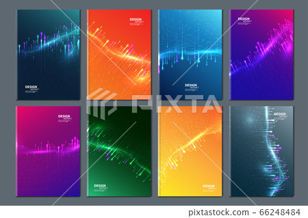 Abstract technology data visualization... - Stock Illustration ...