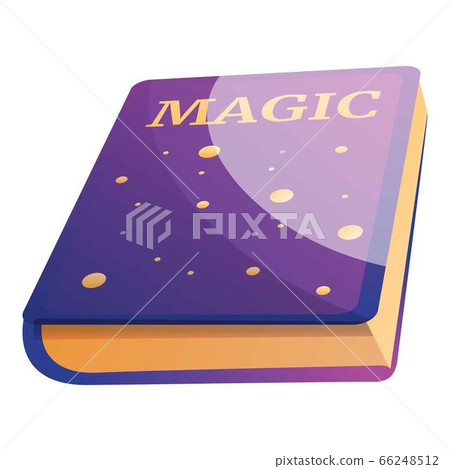 Magic book icon, cartoon style - Stock Illustration [66248512] - PIXTA