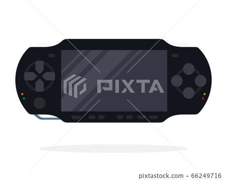 Portable game console flat isolated - Stock Illustration [66249716] - PIXTA