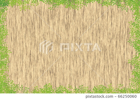 Message board with leaf frame on wood grain... - Stock Illustration ...