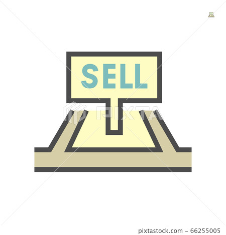 Land for sale vector icon design, 64x64 pixel - Stock Illustration ...