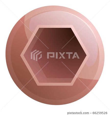 Bronze torx icon, cartoon style - Stock Illustration [66259526] - PIXTA