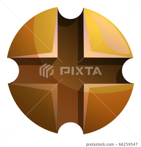 Cross screw head icon, cartoon style - Stock Illustration [66259547 ...