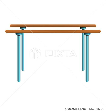 Parallel bars icon, cartoon style - Stock Illustration [66259638] - PIXTA