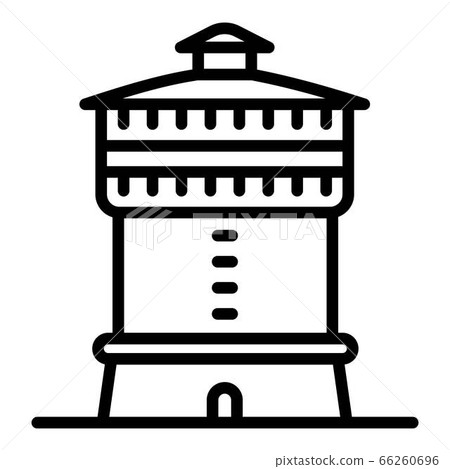 Santa maria building icon, outline style - Stock Illustration [66260696 ...
