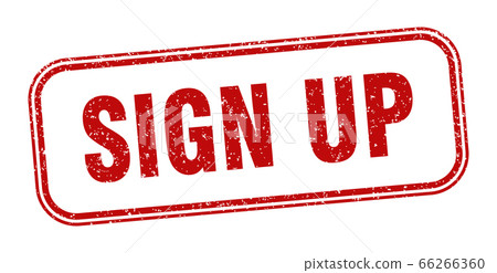 sign up stamp. sign up square grunge sign. label - Stock Illustration ...