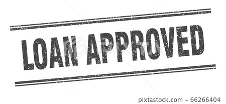 loan approved stamp. loan approved label. square - Stock Illustration ...