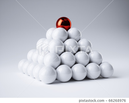 Sphere ball pyramid - Stock Illustration [66268976] - PIXTA