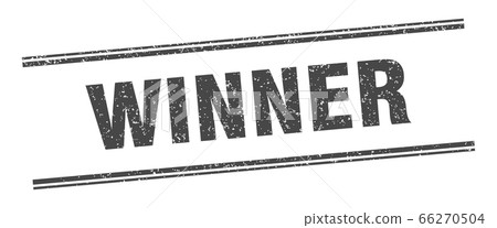 winner stamp. winner label. square grunge sign - Stock Illustration ...
