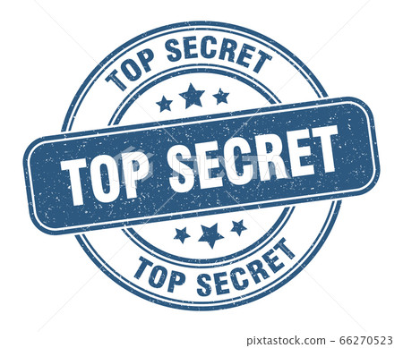 top secret stamp. top secret label. round grunge - Stock Illustration ...