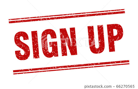 sign up stamp. sign up label. square grunge sign - Stock Illustration ...