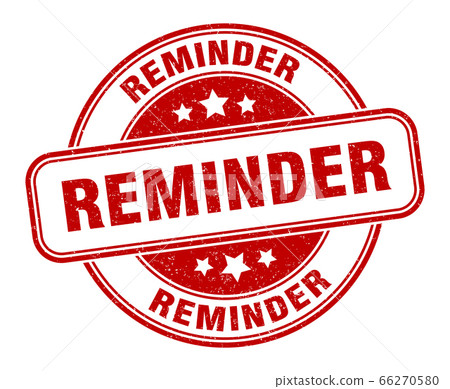 reminder stamp. reminder round grunge sign. label - Stock Illustration ...