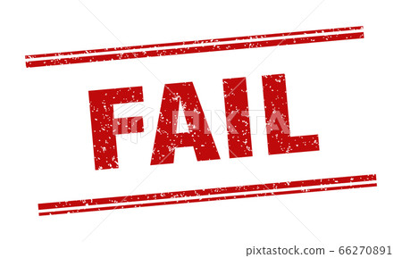 fail stamp. fail label. square grunge sign - Stock Illustration ...