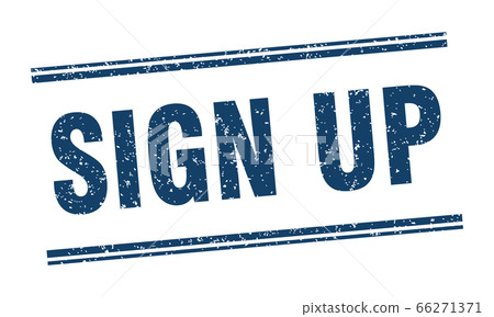 sign up stamp. sign up label. square grunge sign - Stock Illustration ...