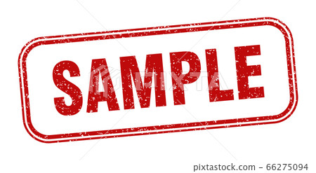 sample stamp. sample square grunge sign. label - Stock Illustration ...