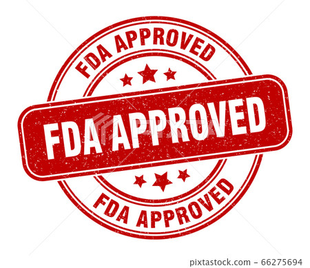 fda approved stamp. fda approved label. round - Stock Illustration ...