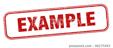 example stamp. example square grunge sign. label-插圖素材 [66275943] - PIXTA圖庫
