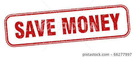 save money stamp. save money square grunge sign. - Stock Illustration ...