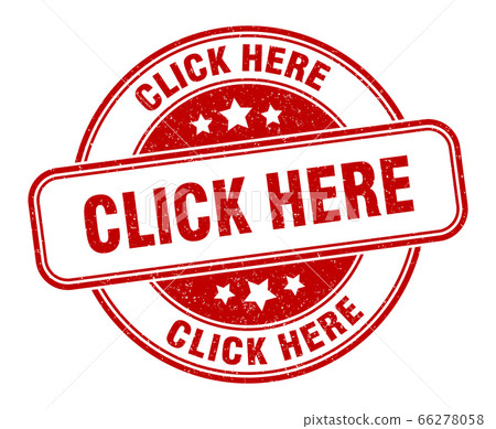 click here stamp. click here round grunge sign.-插圖素材 [66278058] - PIXTA圖庫