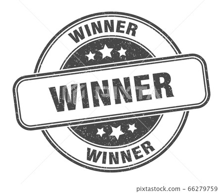 winner stamp. winner round grunge sign. label - Stock Illustration ...
