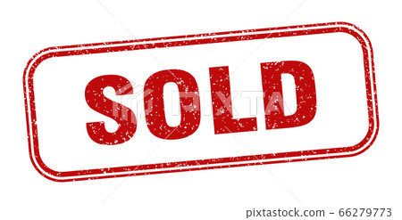sold stamp. sold square grunge sign. label - Stock Illustration ...
