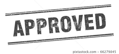 approved stamp. approved label. square grunge sign - Stock Illustration ...