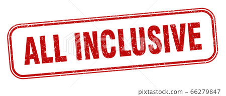 all inclusive stamp. all inclusive square grunge - Stock Illustration ...