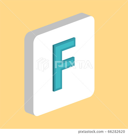 Letter F computer symbol - Stock Illustration [66282620] - PIXTA