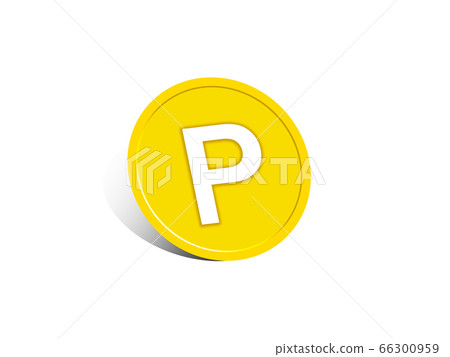 Illustration of point coin - Stock Illustration [66300959] - PIXTA