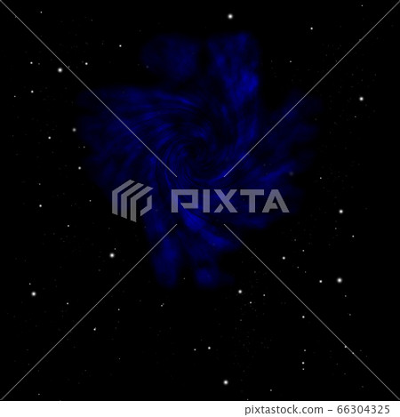 Distant flickering star array and cold cosmic - Stock Illustration ...