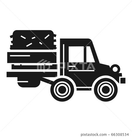 Tractor lifting icon, simple style - Stock Illustration [66308534] - PIXTA