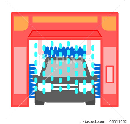 Automatic car wash machine - Stock Illustration [66311962] - PIXTA