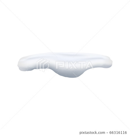 Snow cap winter boulder for Christmas... - Stock Illustration [66316116 ...