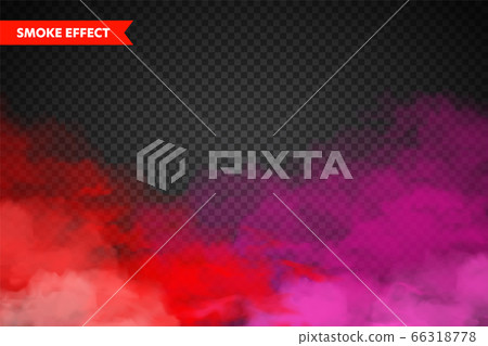 Realistic colorful smoke clouds, mist effect.... - Stock Illustration ...