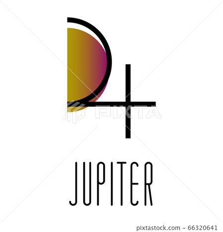 Planet astro symbol, sign - Stock Illustration [66320641] - PIXTA