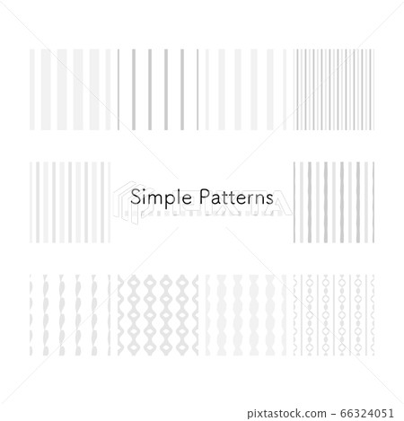 Light gray simple pattern set Seamless... - Stock Illustration ...