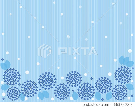 Hydrangea rain - Stock Illustration [66324789] - PIXTA